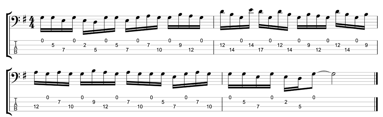 Pentatonic Exercise - Bass Practice Diary 55 - Johnny Cox Music