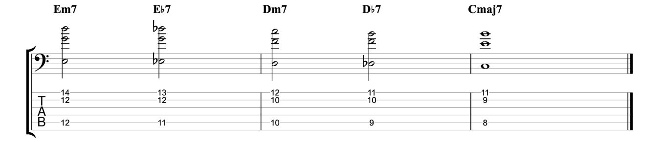 I VI II V Chord Progressions on 6-String Bass - Bass Practice Diary 84 ...