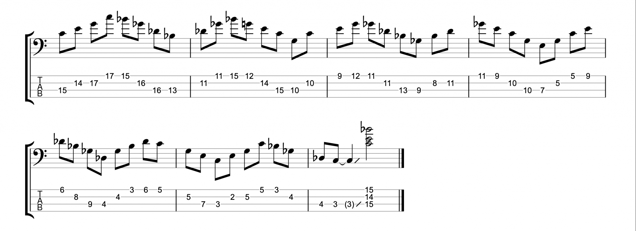 Triad Pairs - Part 2 - Using Major Triads to Improvise - Bass Practice ...