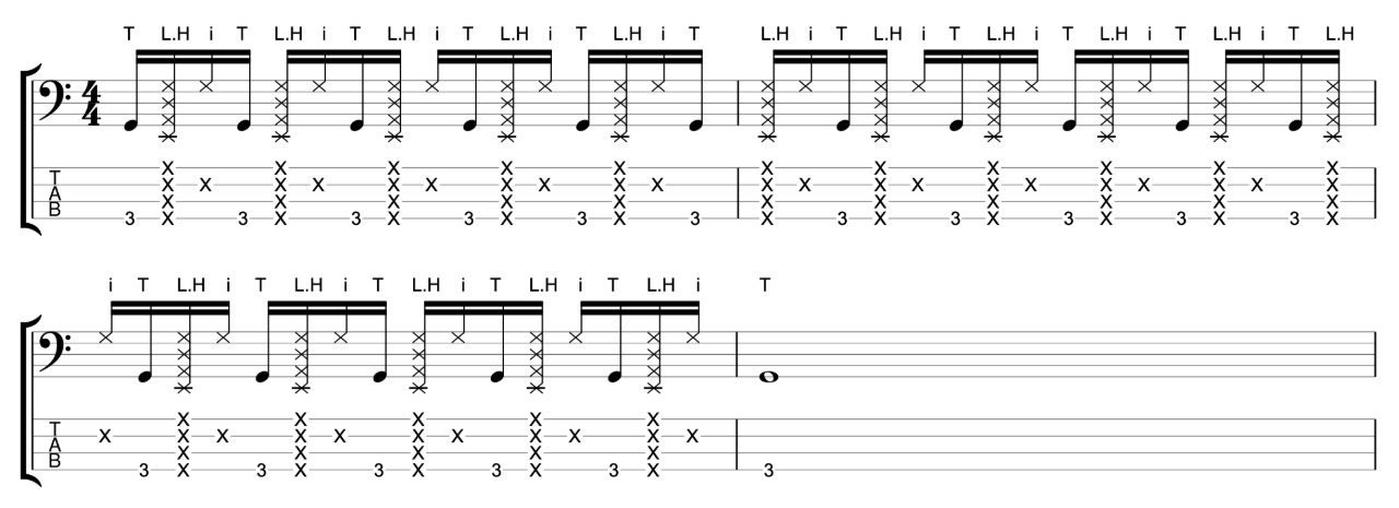 Slap Bass Timing Exercises - Bass Practice Diary 124 - Johnny Cox Music