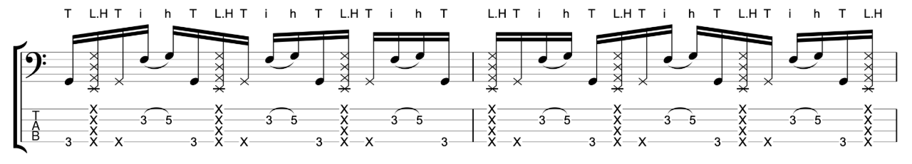 Slap Bass Timing Exercises - Bass Practice Diary 124 - Johnny Cox Music