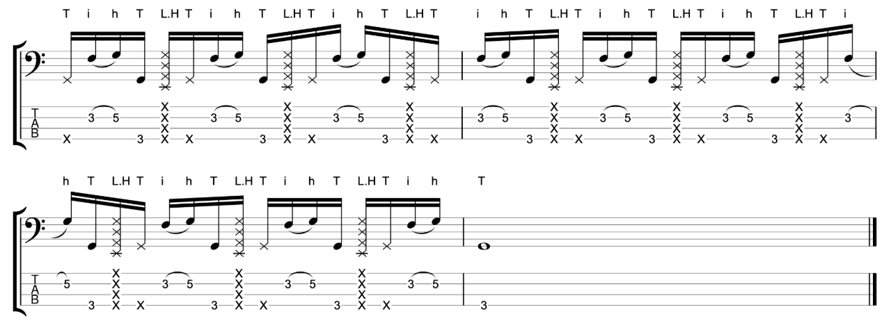 Slap Bass Timing Exercises - Bass Practice Diary 124 - Johnny Cox Music
