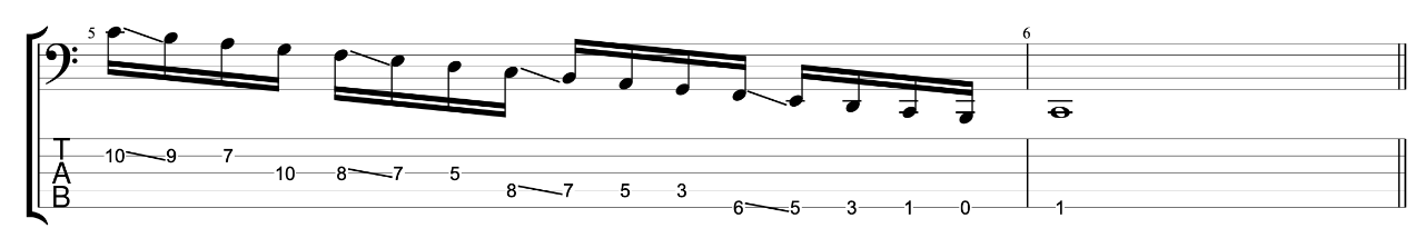 5-String Bass Exercises with - Bass Practice Diary 127 - Johnny Cox Music